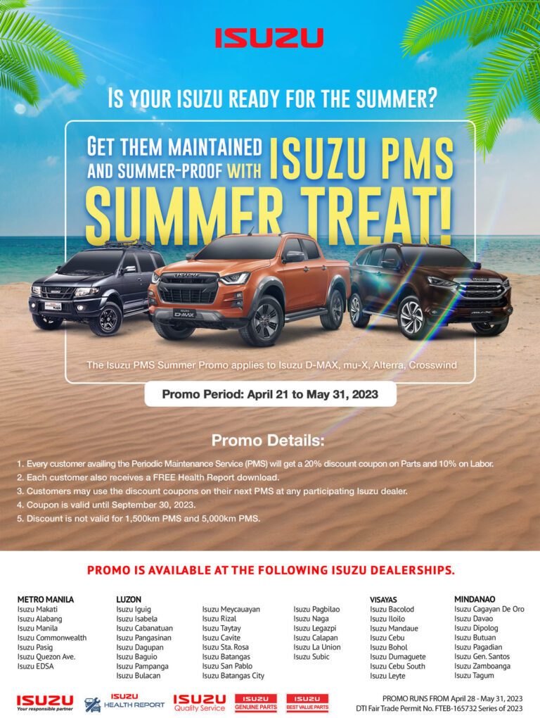 Isuzu PMS Summer Treat | Gencars, Inc.