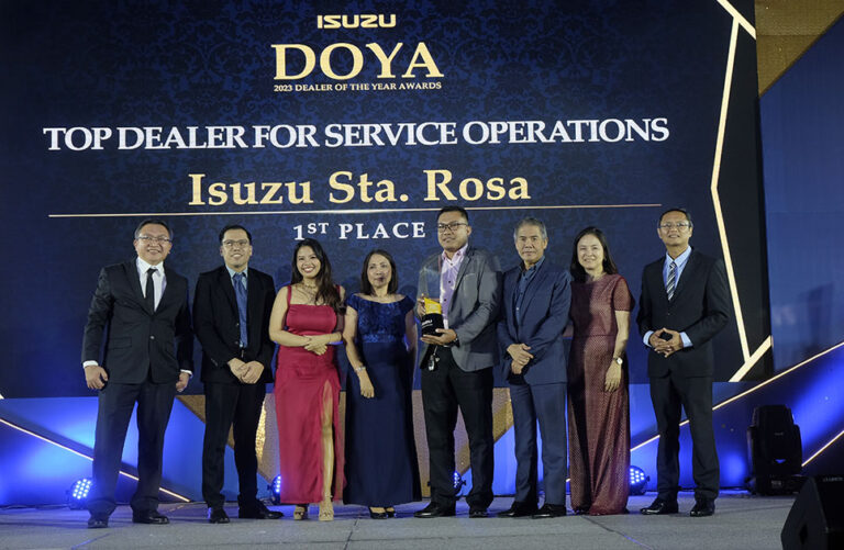 Isuzu Gencars Makati clinches back-to-back win as Dealer of the Year | Gencars, Inc.